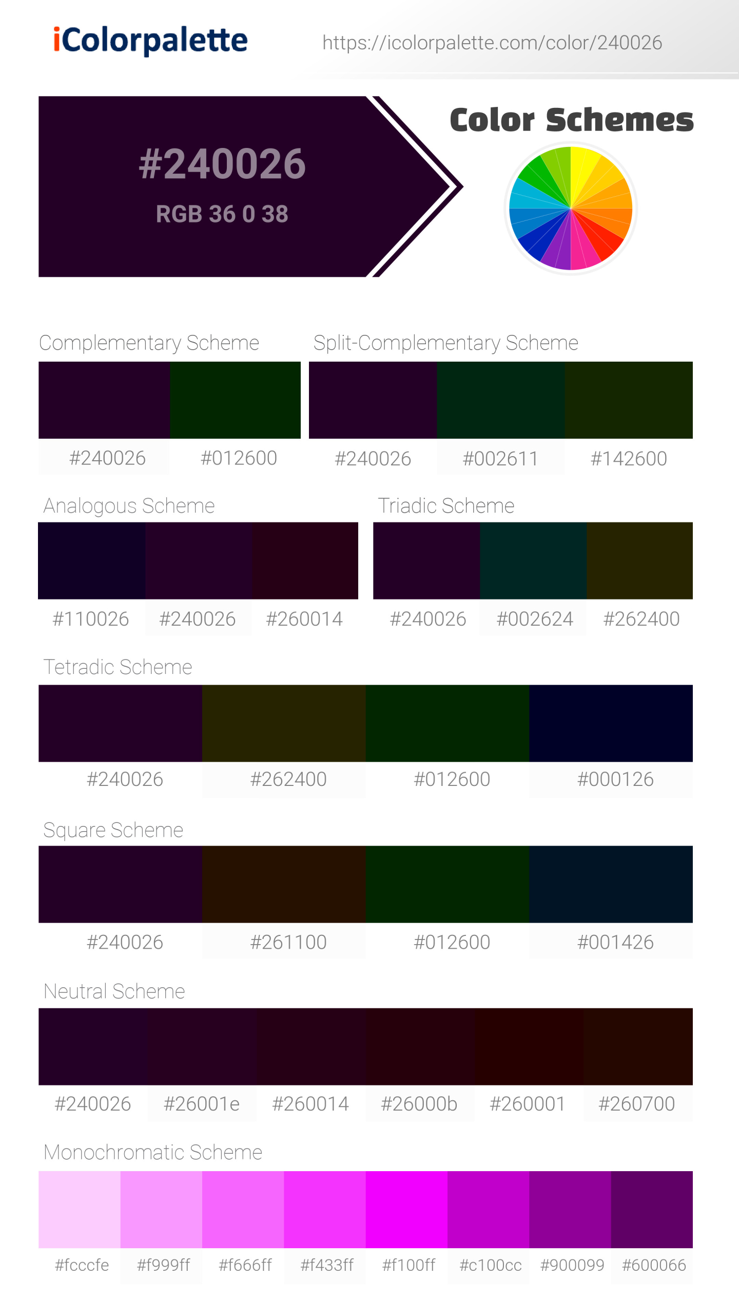 Poisonous Purple (similar) Color | 240026 information | Hsl | Rgb | Pantone