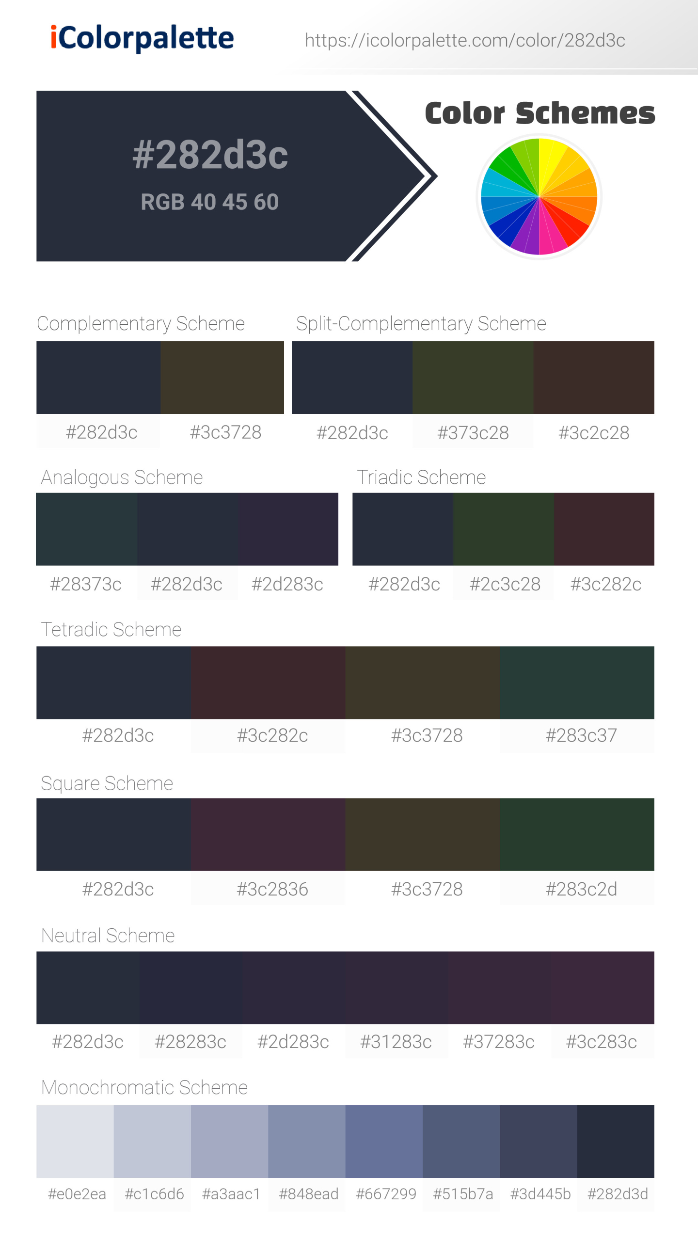 Navy Blazer information | Hsl | Rgb | Pantone