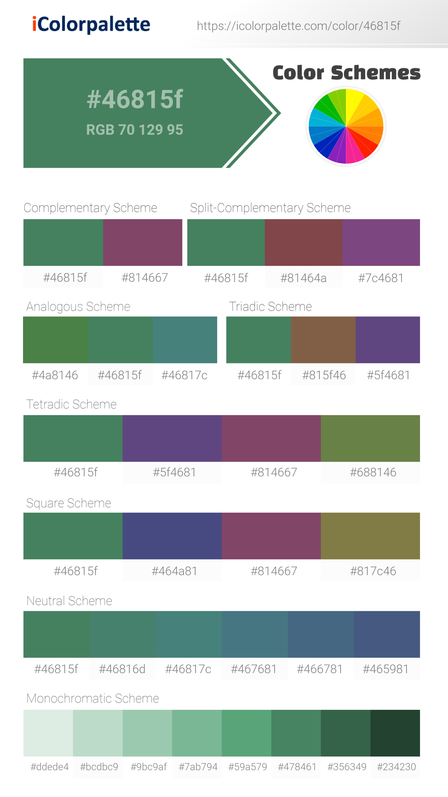 Pantone P 146-15 U Color | Hex color Code #46815F information | Hsl ... Pantone P 146-15 U Color | Hex color Code #46815F information | Hsl ...