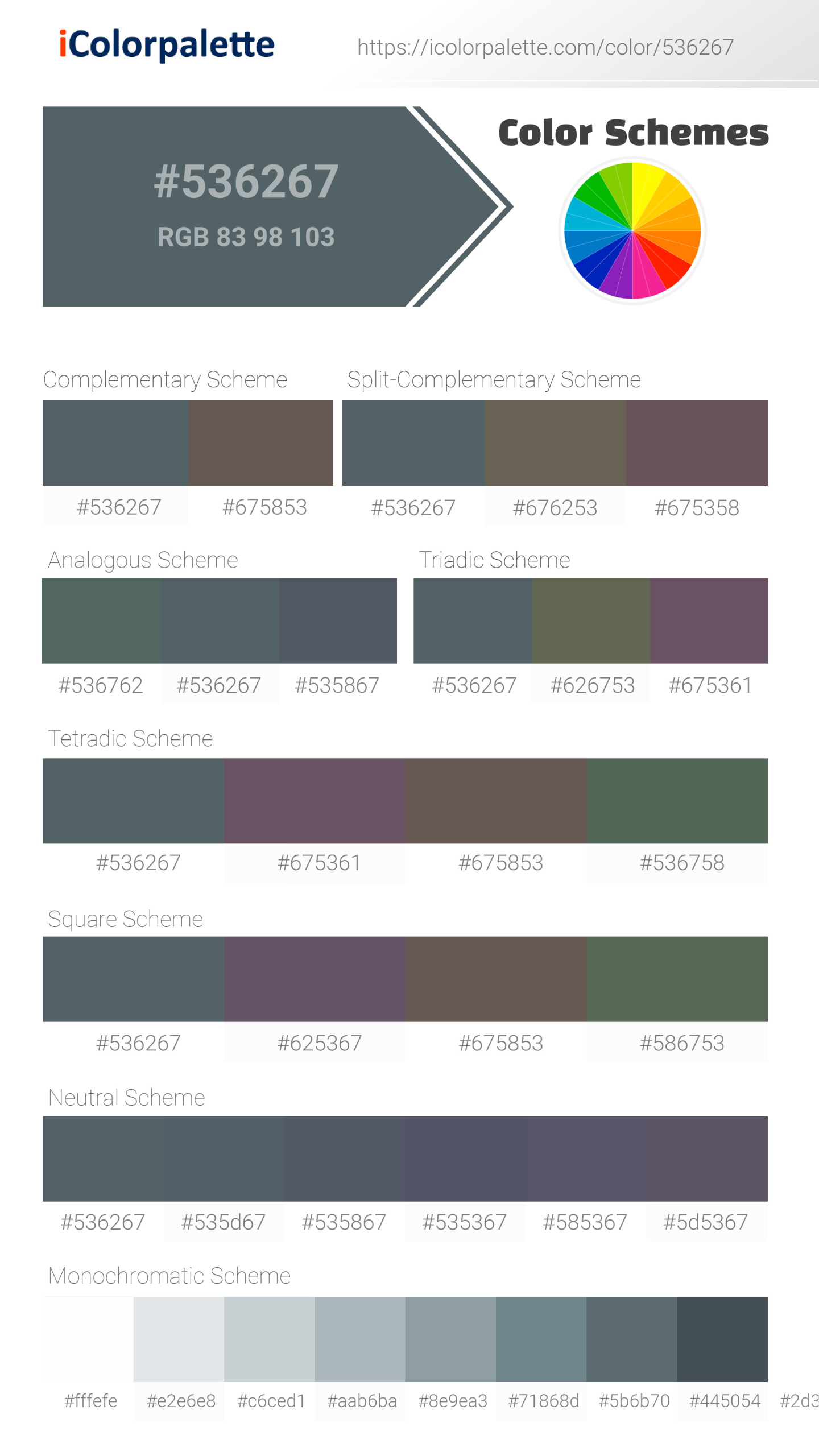 Gunmetal information | Hsl | Rgb | Pantone