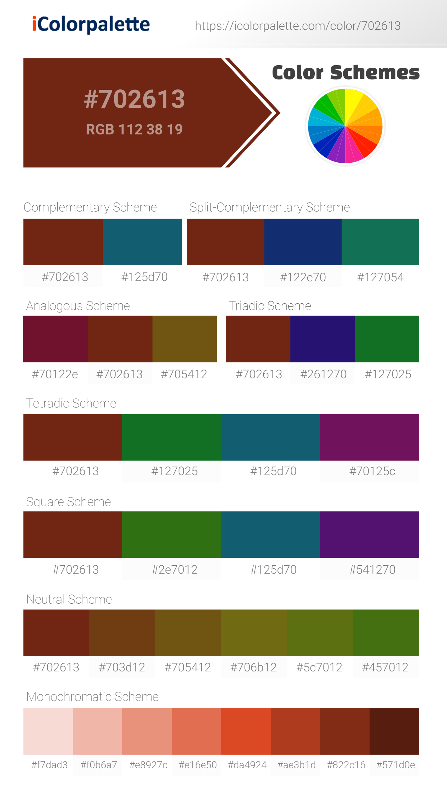 Moussaka (similar) Color | 702613 information | Hsl | Rgb | Pantone