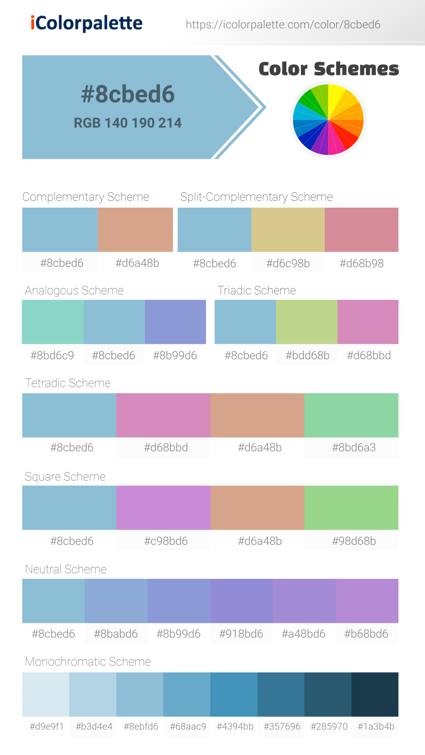 Hex Color #8cbed6 | Printing Match PANTONE 14-4318 TPX | Color ...