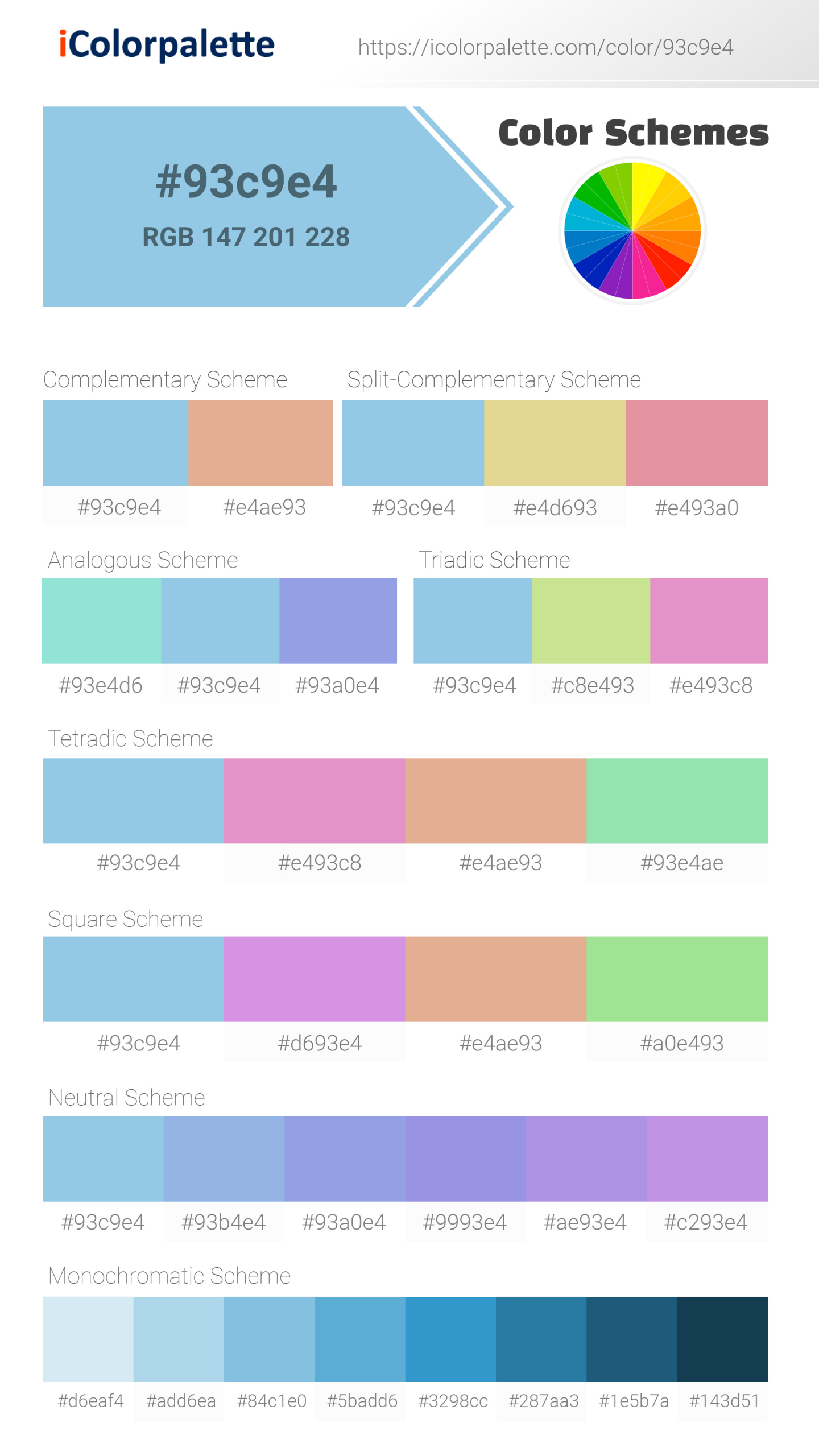 Pantone P 115-12 C Color | Hex color Code #93C9E4 information | Hsl ... Pantone P 115-12 C Color | Hex color Code #93C9E4 information | Hsl ...