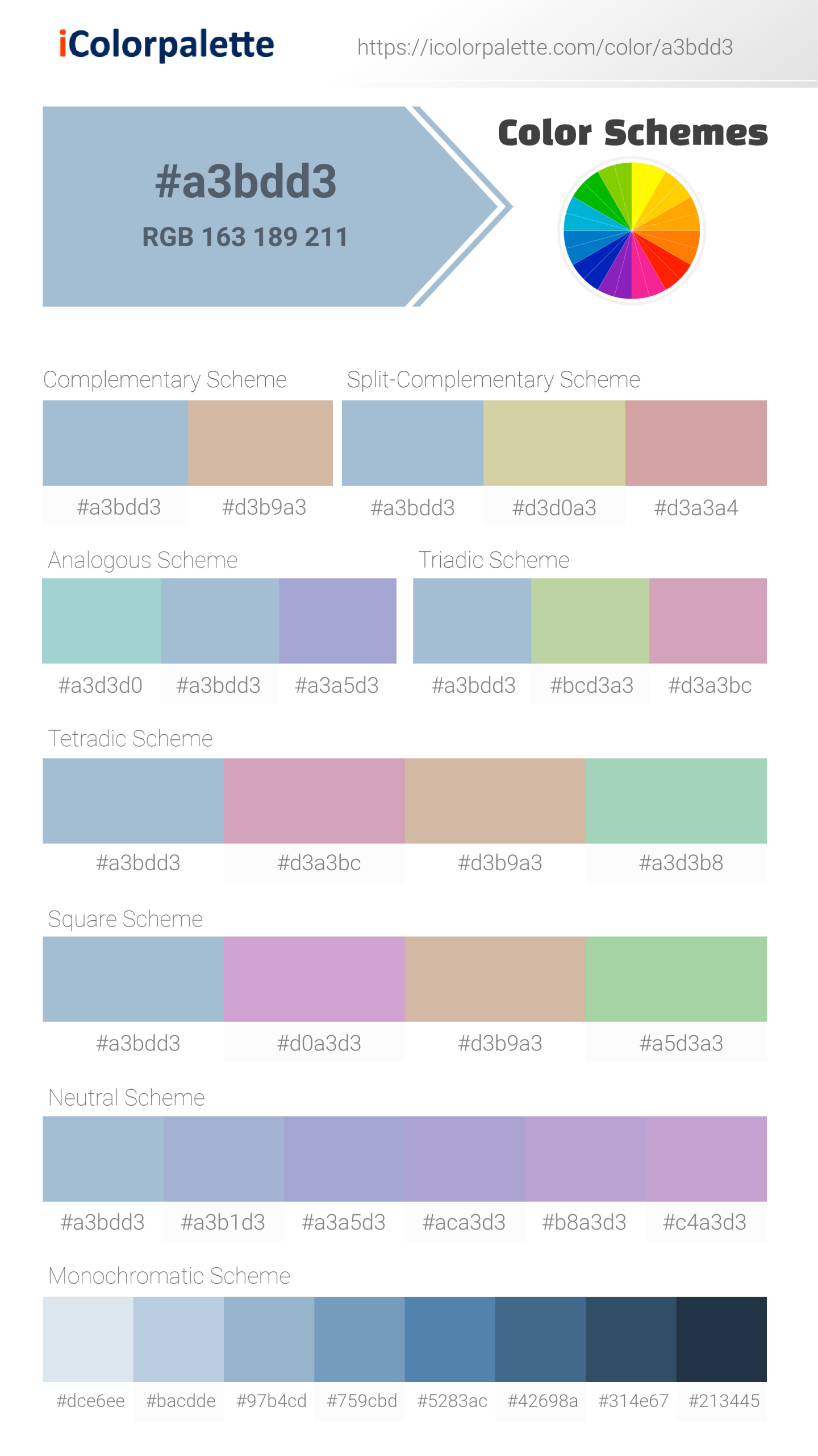 Pantone 15-4105 Tcx Angel Falls Color | Hex color Code #A3BDD3 ... Pantone 15-4105 Tcx Angel Falls Color | Hex color Code #A3BDD3 ...