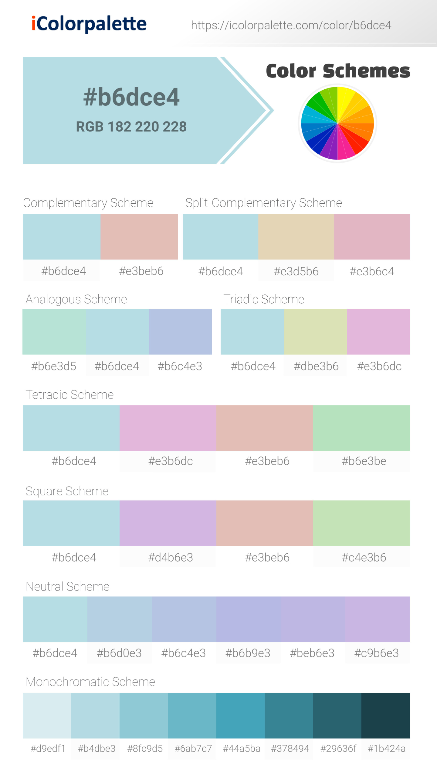 Basin Blue ( similar ) Color | b6dce4 information | Hsl | Rgb | Pantone