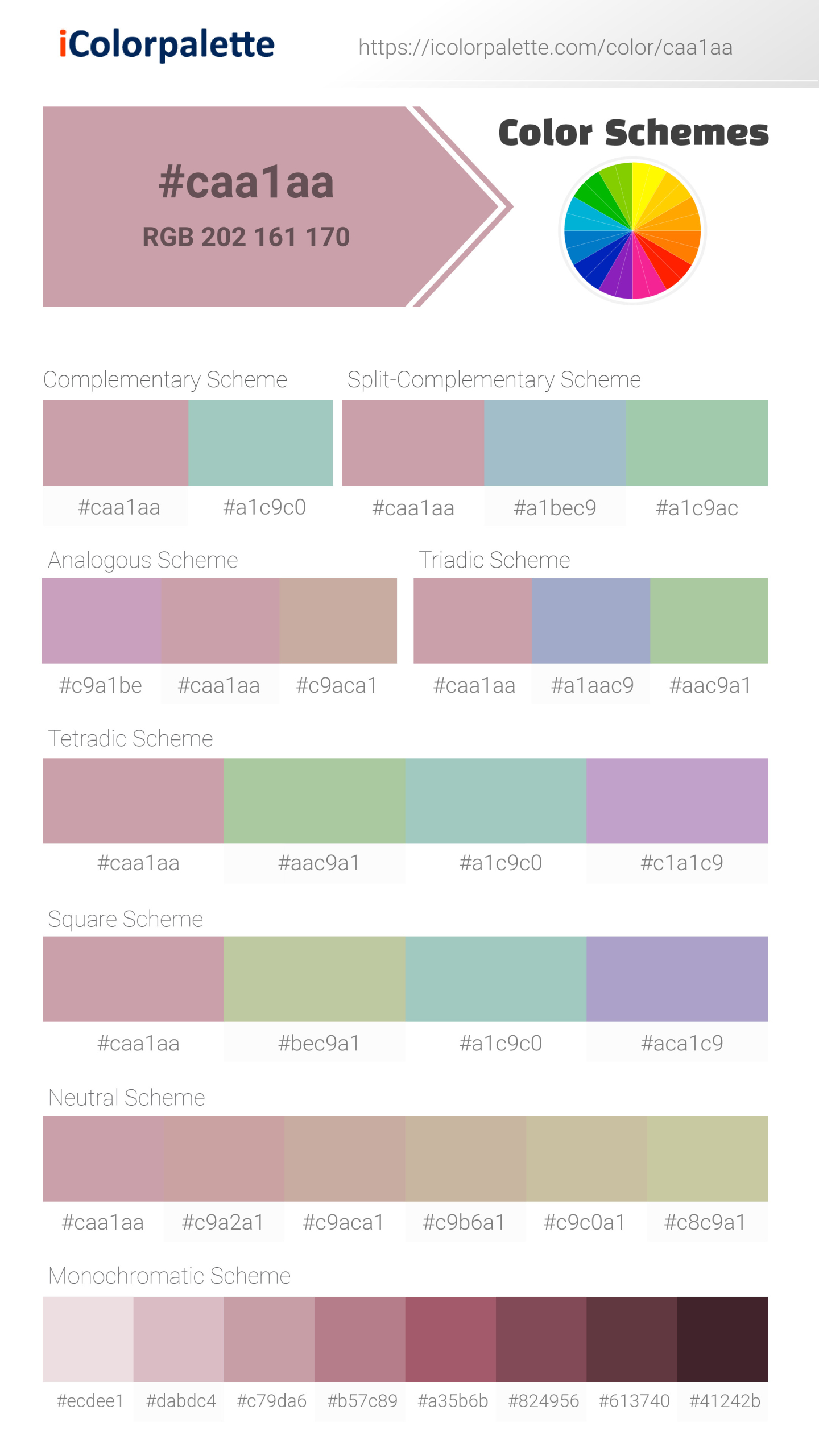 Pantone 15-1906 Tpg Zephyr Color | Hex color Code #CAA1AA information ...