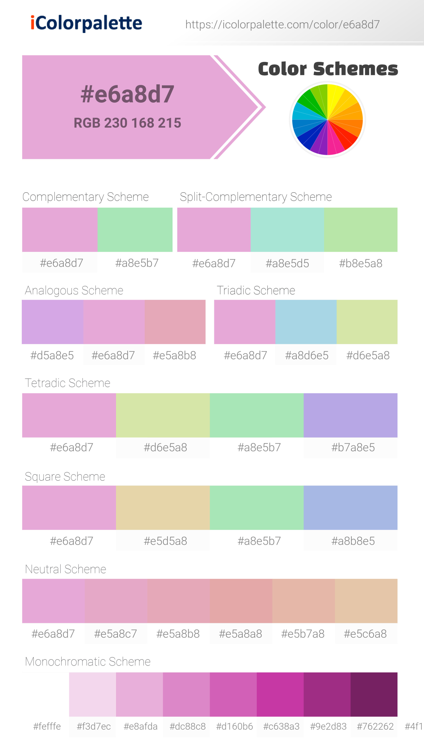 Light Orchid information | Hsl | Rgb | Pantone