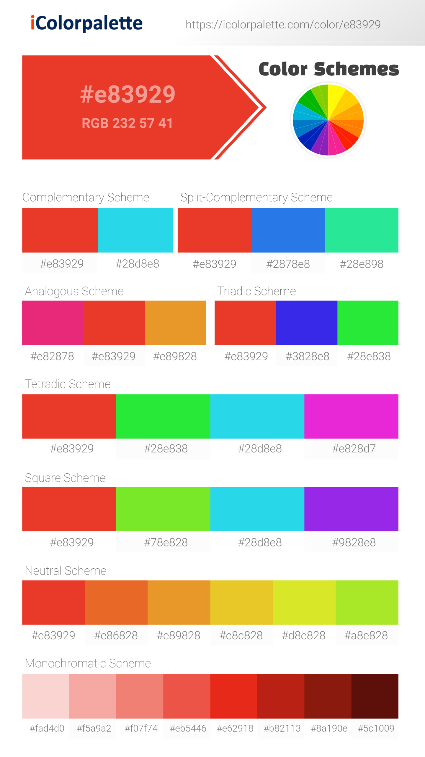 Safflower Scarlet information | Hsl | Rgb | Pantone