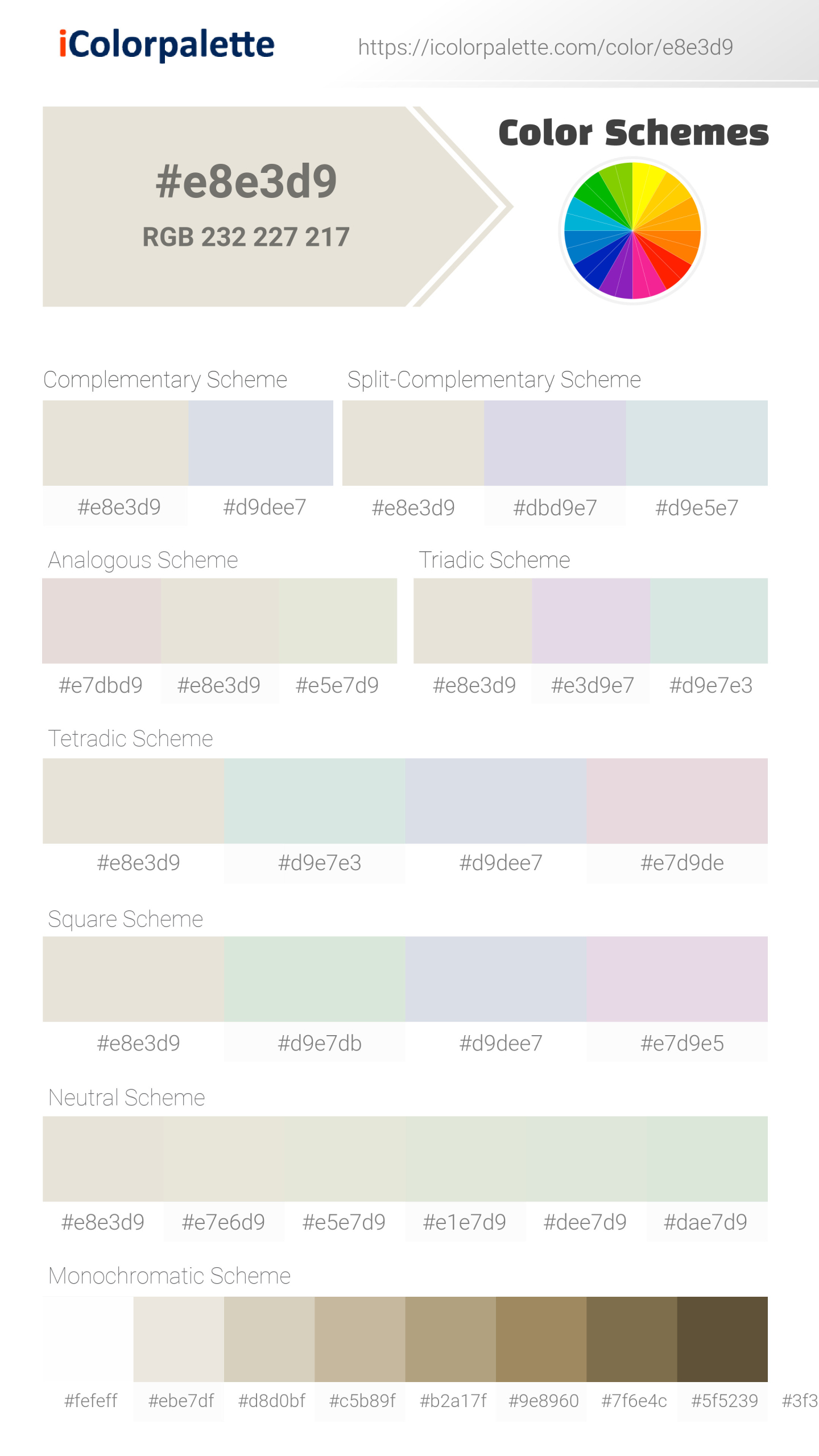 Tofu information | Hsl | Rgb | Pantone