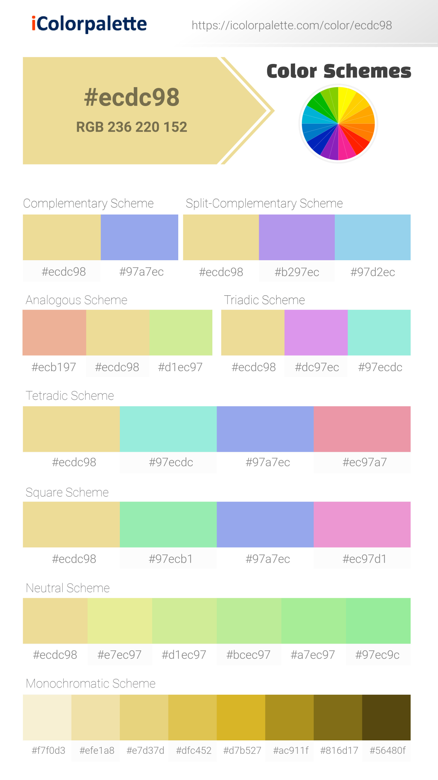 Pantone 12-0718 Tpx Pineapple Slice Color | Hex color Code #ecdc98 ...