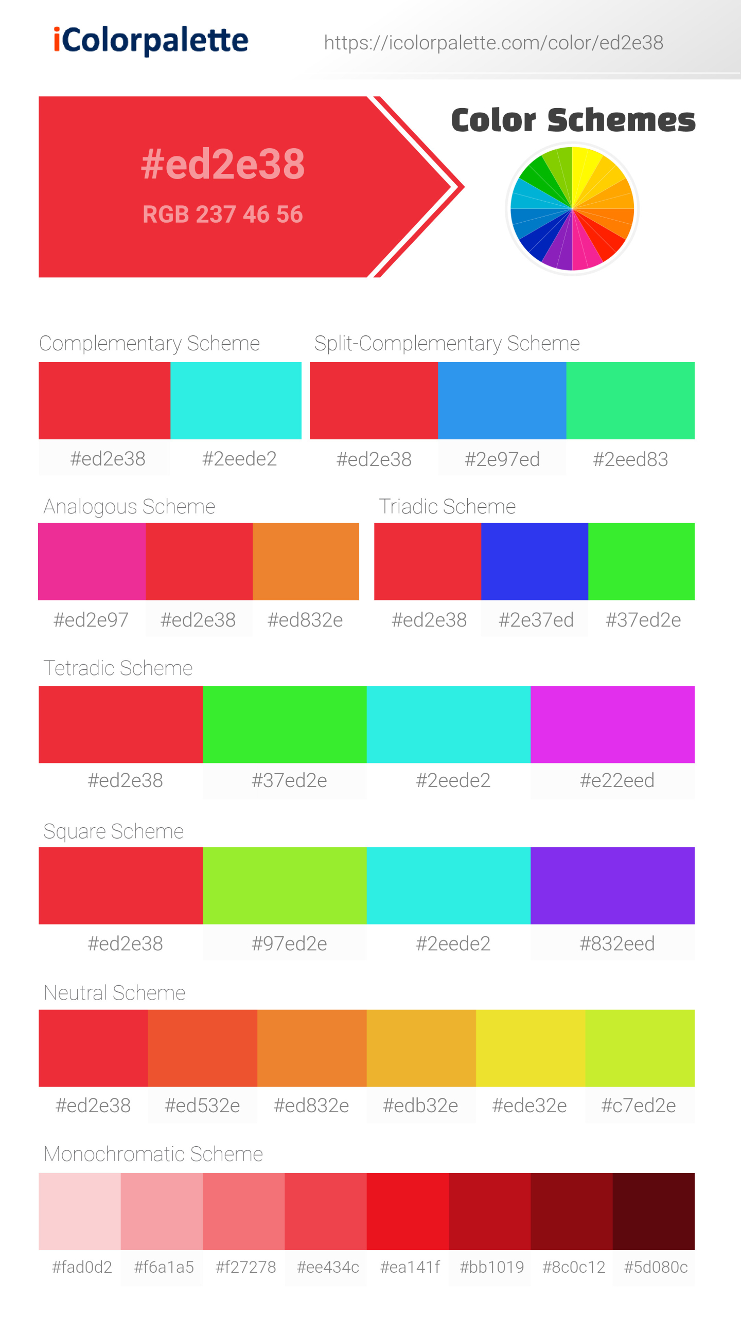 Allura Red information | Hsl | Rgb | Pantone