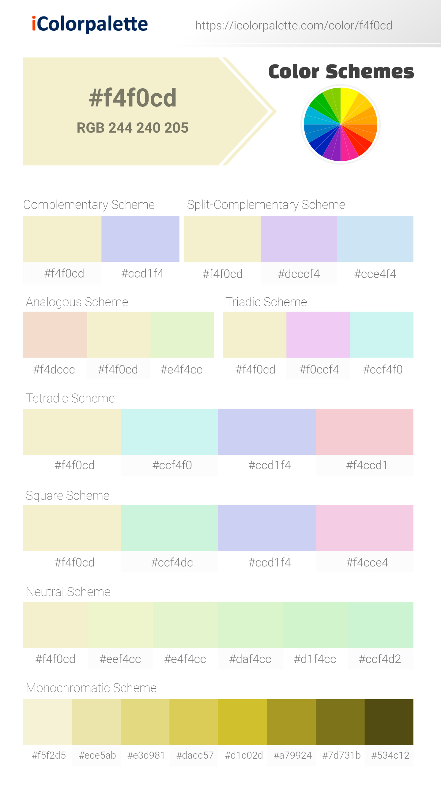 Pantone 11 0615 Tpx Pear Sorbet Color Hex Color Code F4f0cd Information Hsl Rgb Pantone