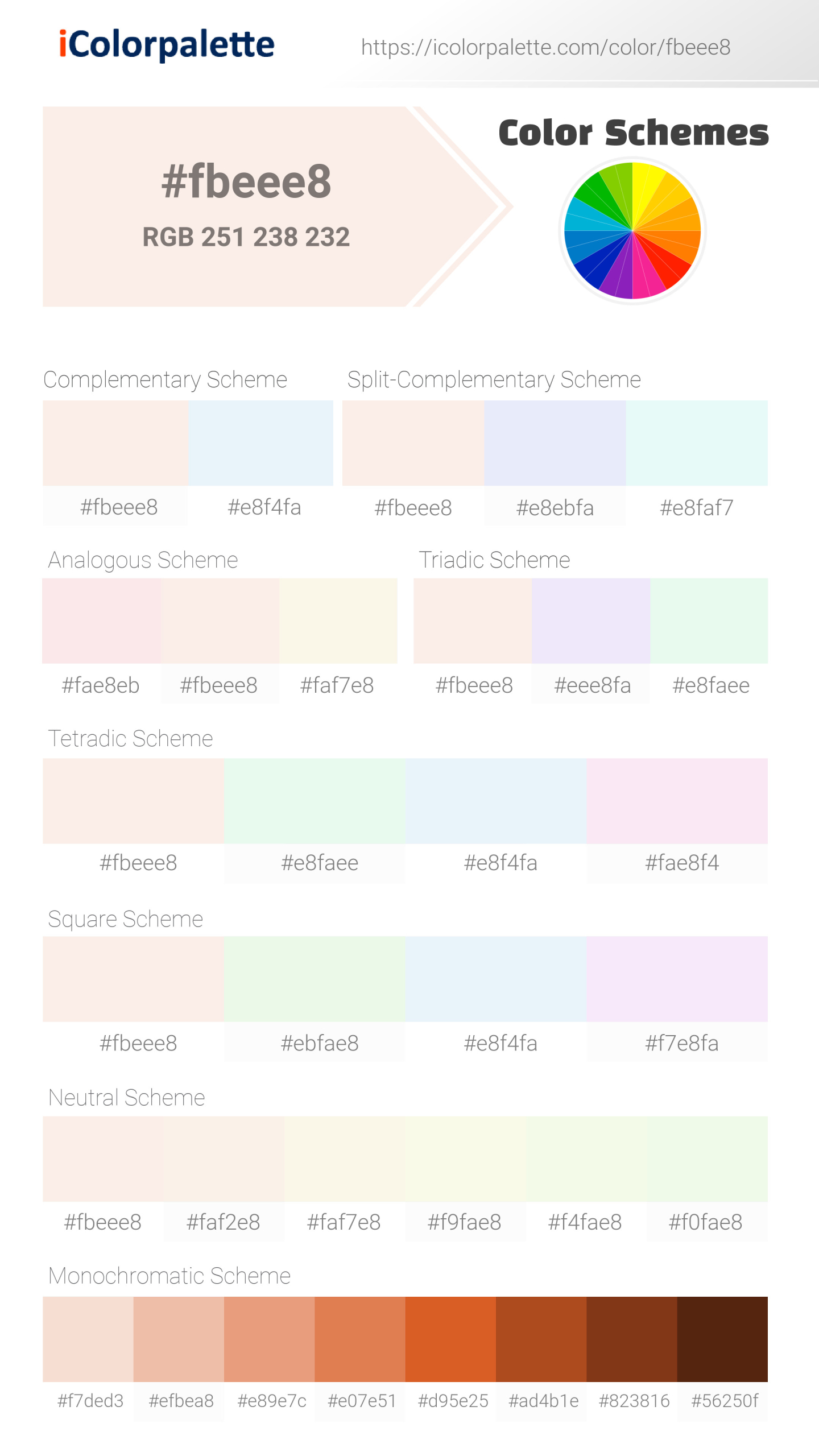 Rose White | Color conversion CMYK | Hsl | Rgb | Pantone Printing Match