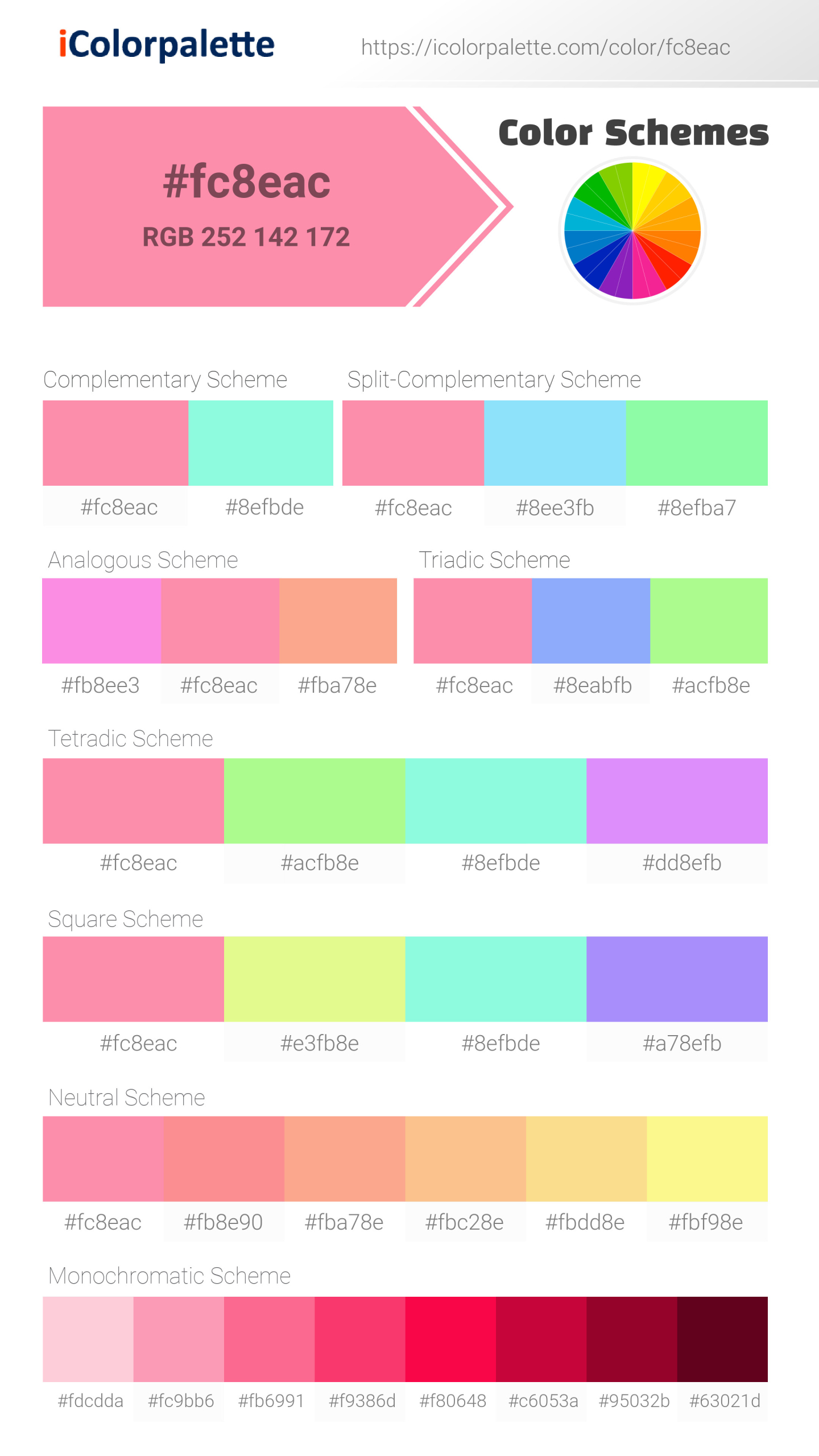 Red Pink Color Names