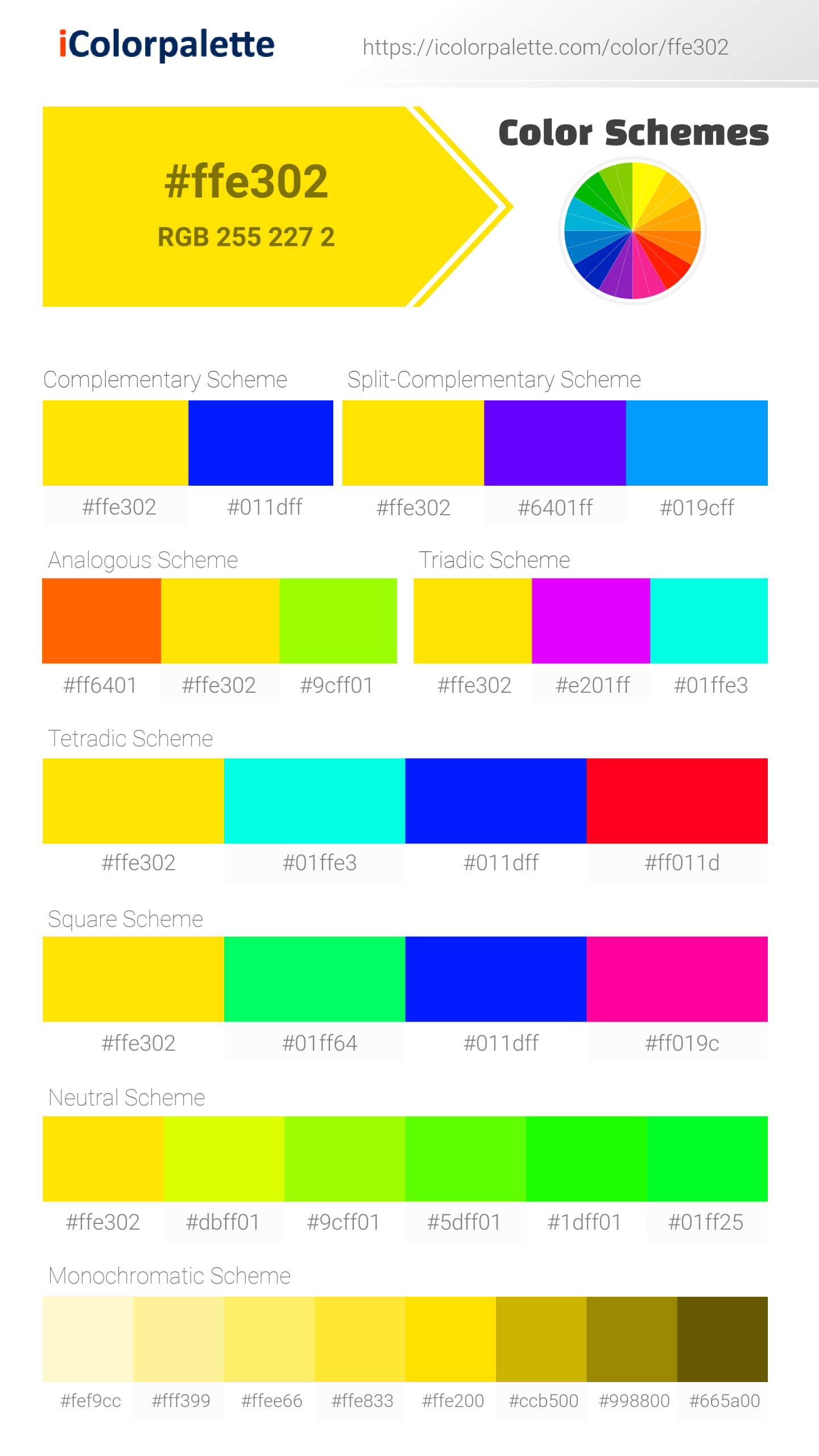 Vivid Yellow information | Hsl | Rgb | Pantone