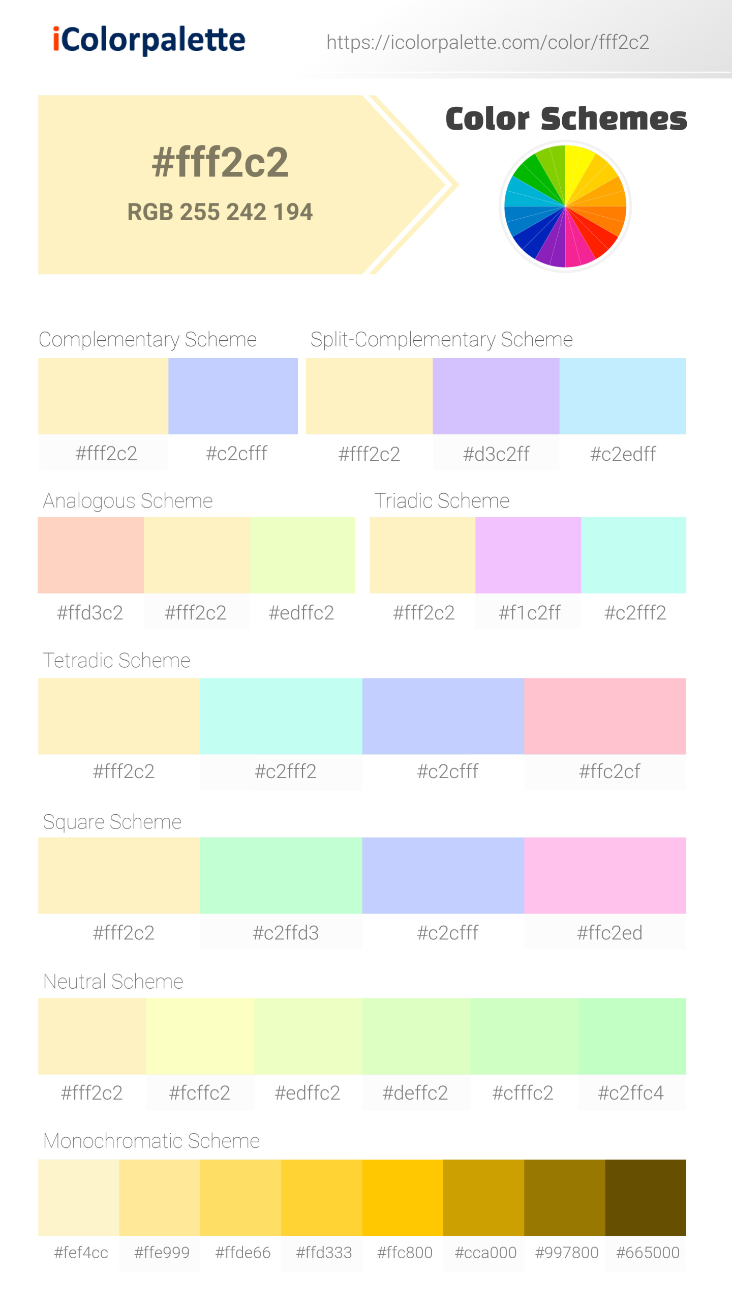 Creamy Corn | Color conversion CMYK | Hsl | Rgb | Pantone Printing Match