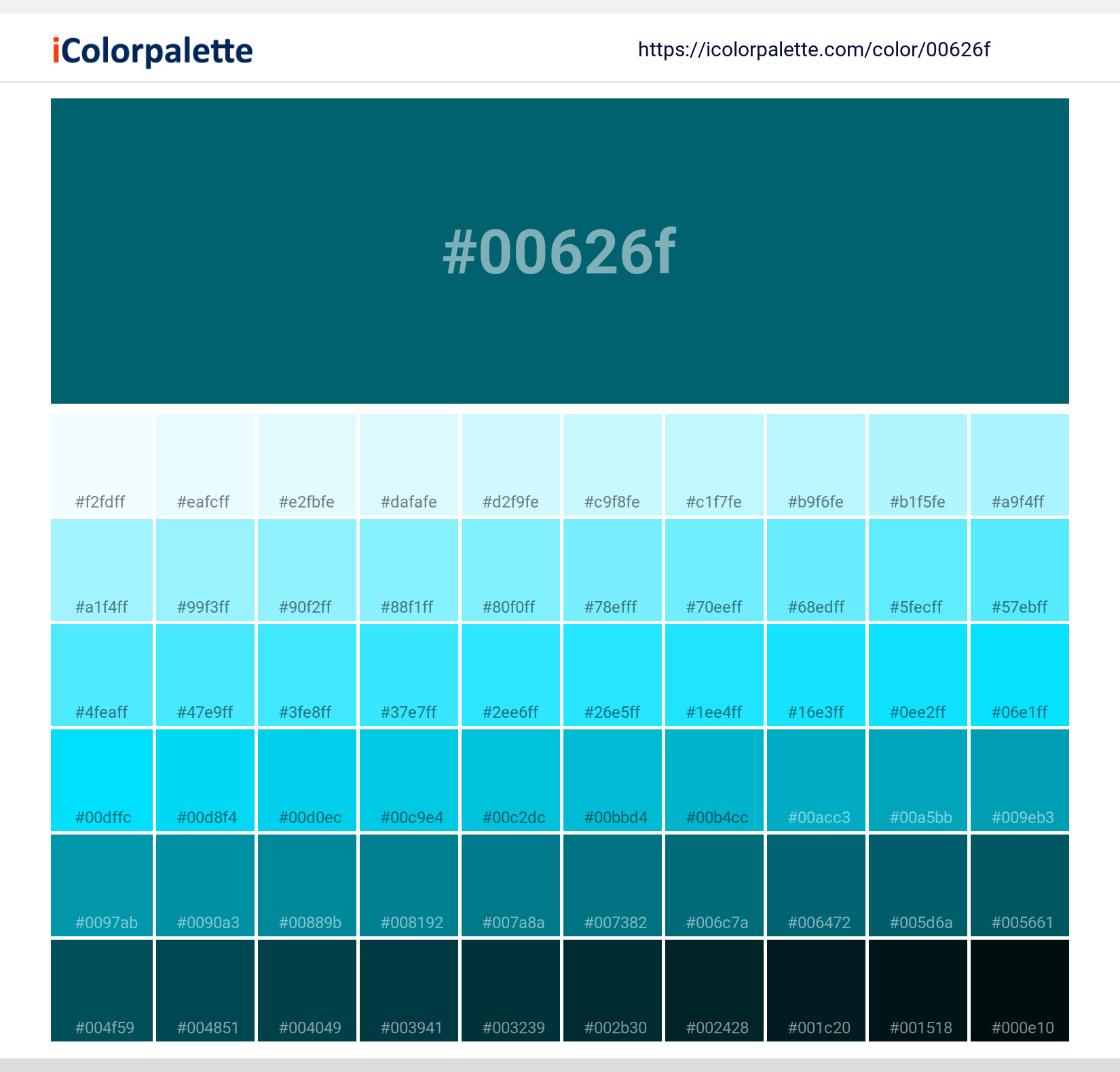 Blue Lagoon Information Hsl Rgb Pantone