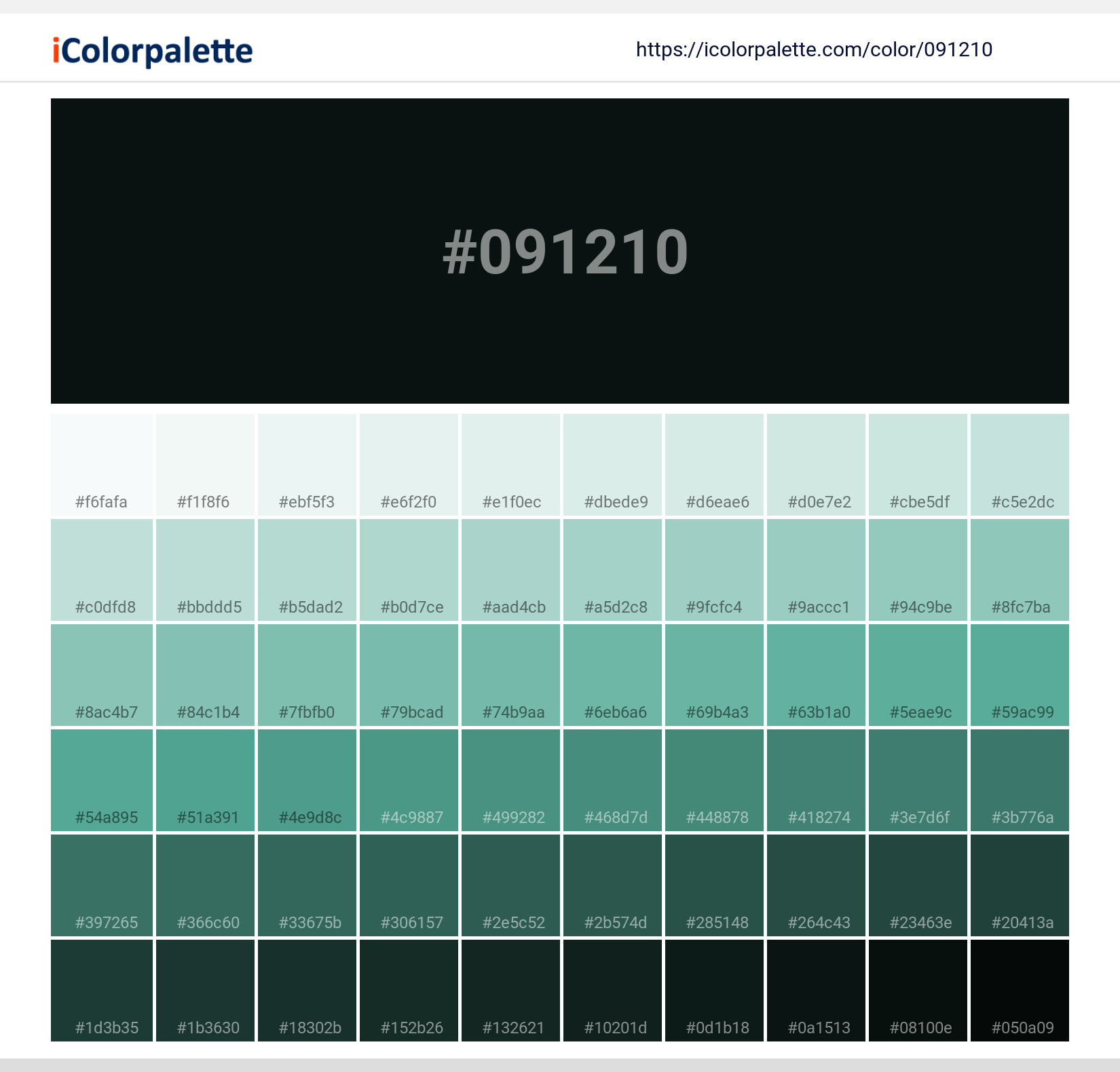 Dark Side Of The Moon (similar) Color | 091210 information | Hsl | Rgb ...