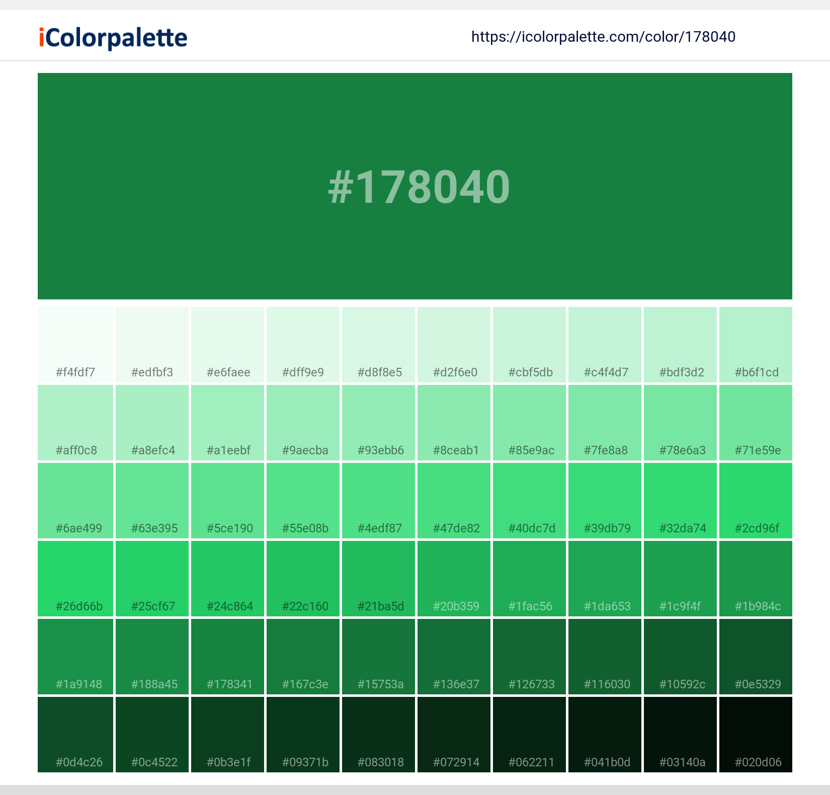 Warpstone Glow (similar) Color | 178040 information | Hsl | Rgb | Pantone