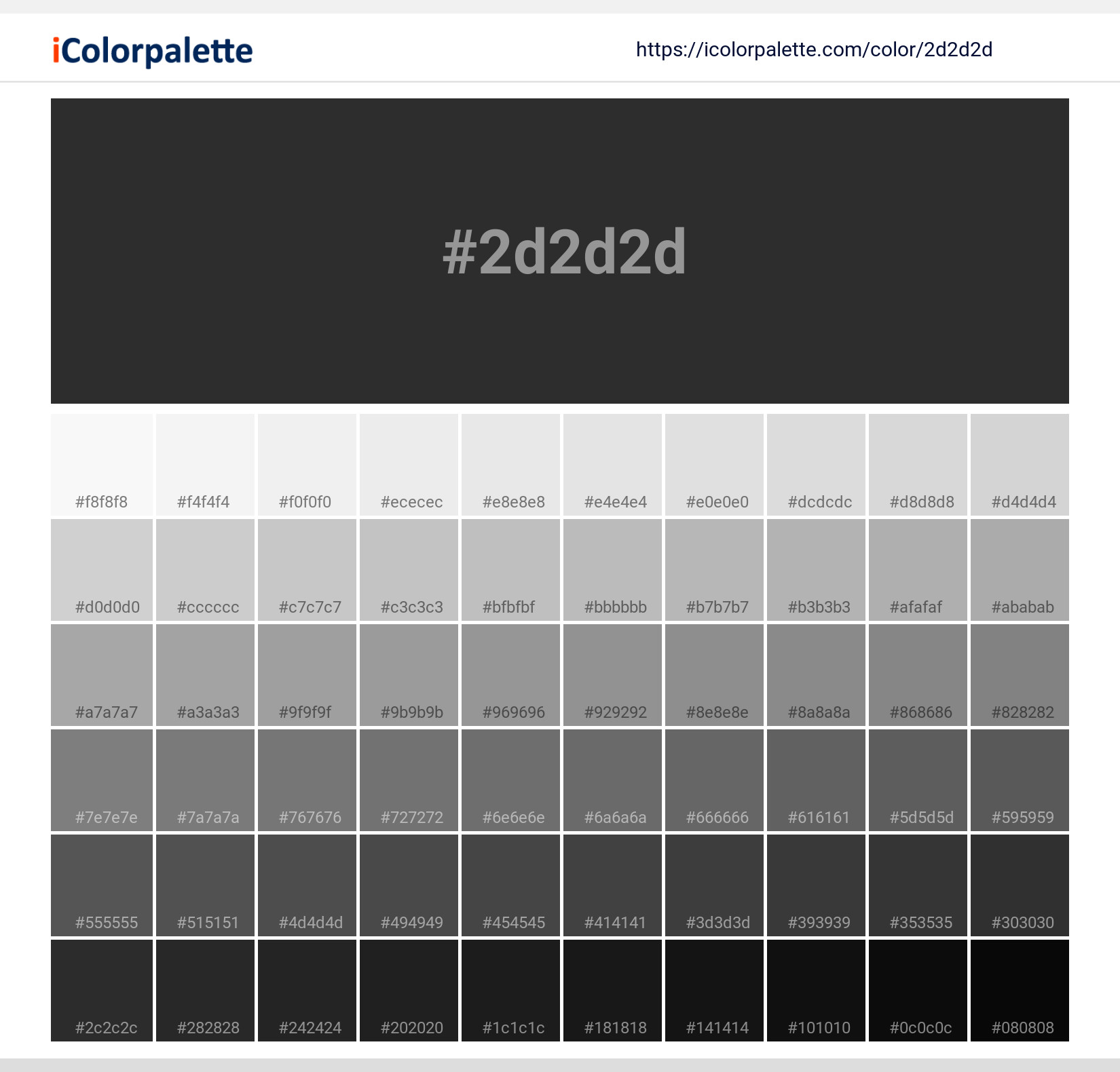 Carbon Fiber (similar) Color | 2d2d2d information | Hsl | Rgb | Pantone