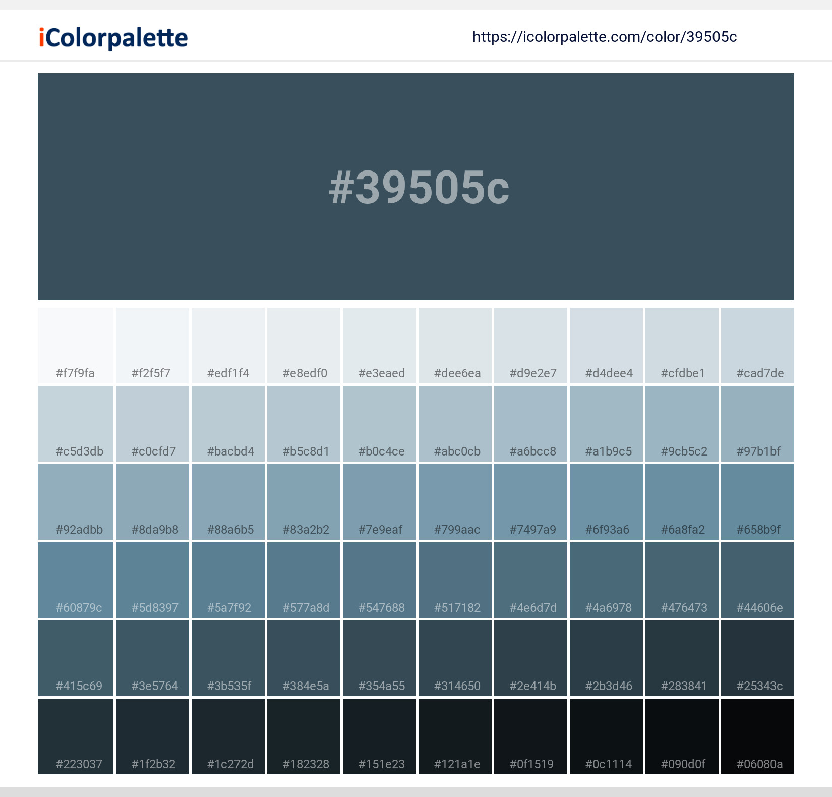 Pantone 19-4316 Tcx Stargazer Color | Hex color Code #39505C ... Pantone 19-4316 Tcx Stargazer Color | Hex color Code #39505C ...