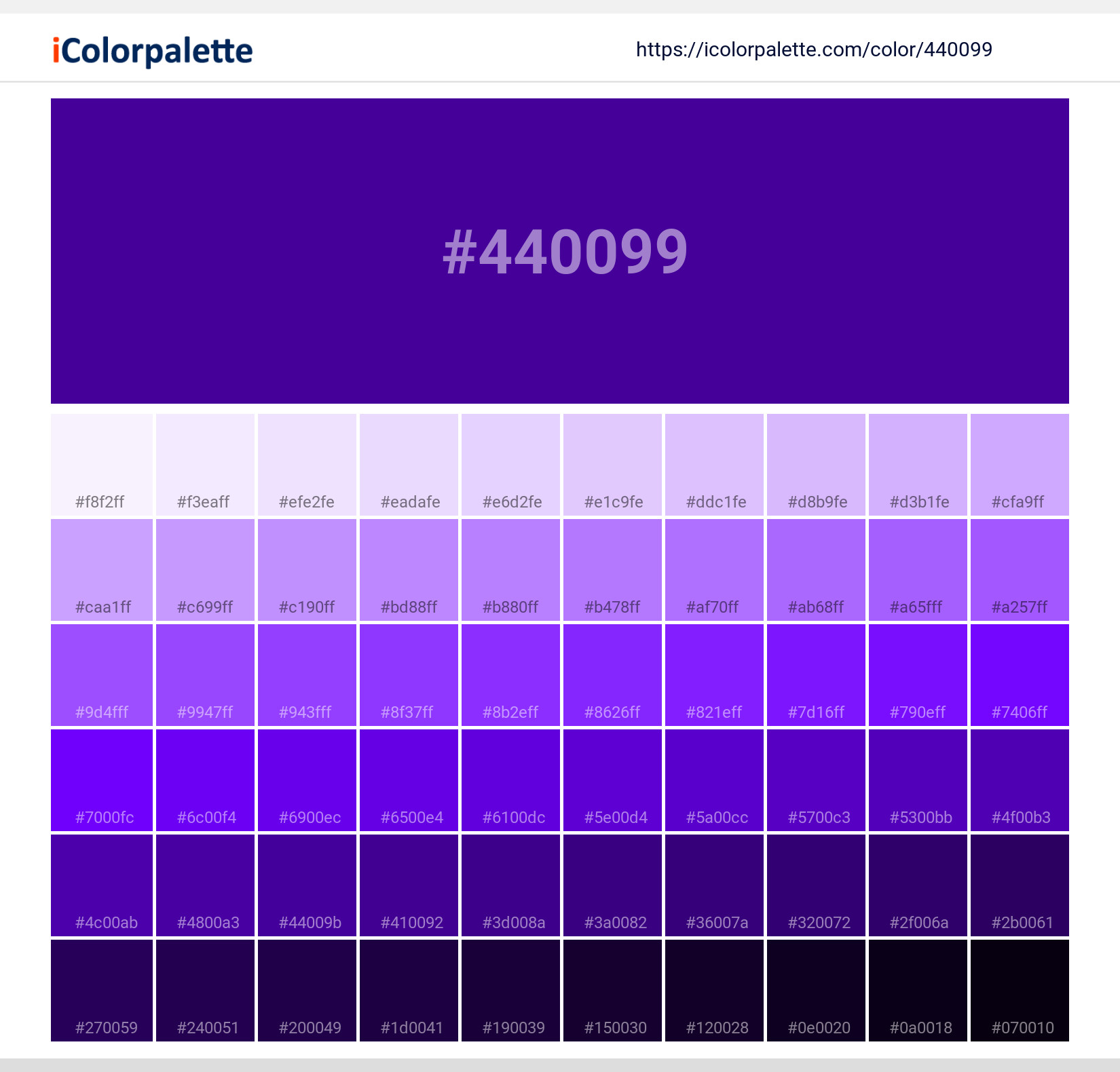 Pantone Violet C Color Hex Color Code 440099 Information Hsl Rgb
