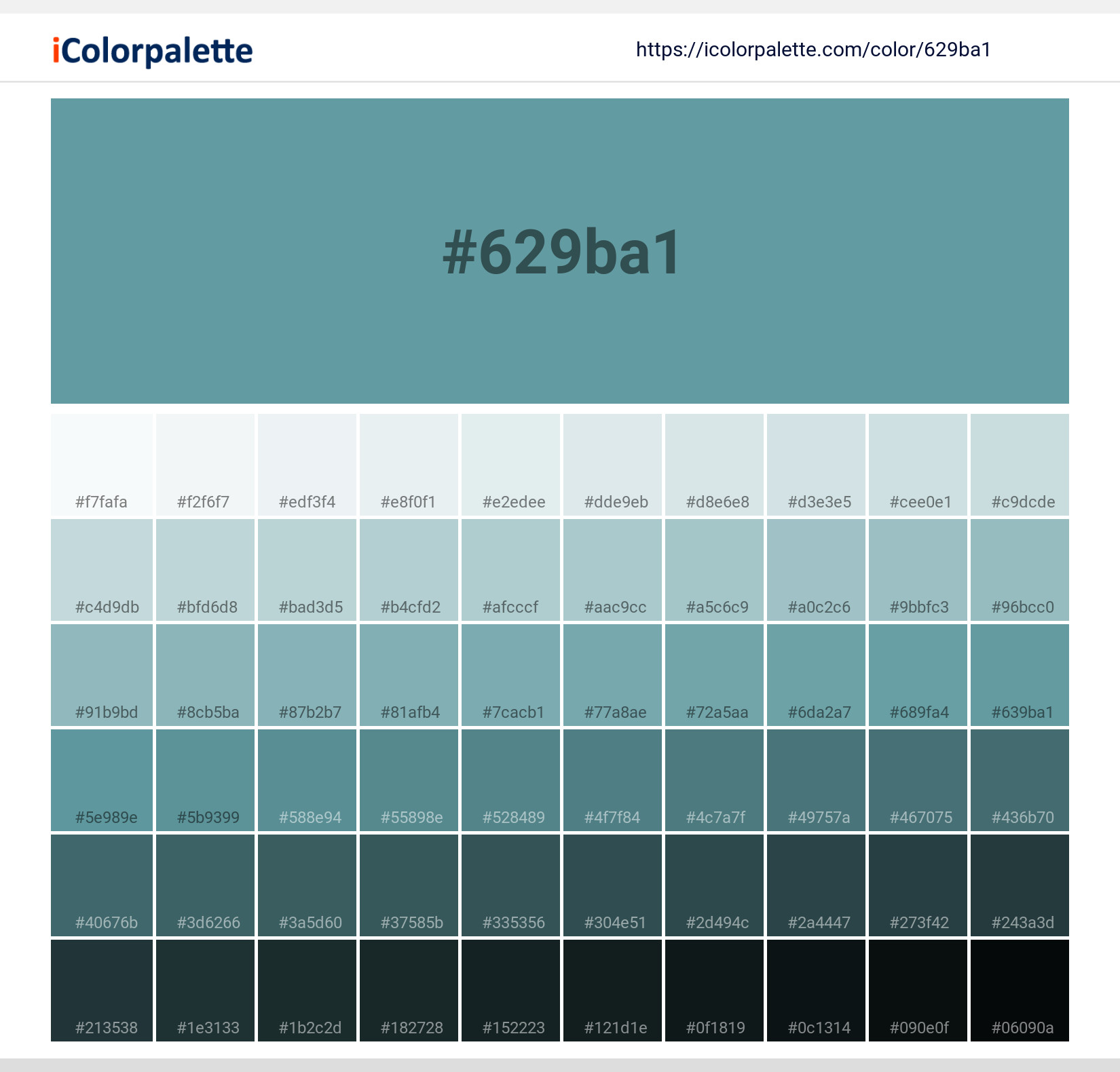Beach Blue (similar) Color | 629ba1 information | Hsl | Rgb | Pantone