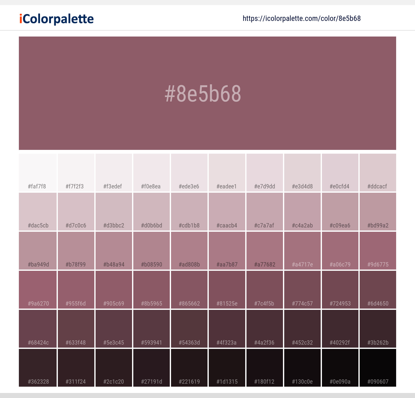 Cabernet Color | 8e5b68 information | Hsl | Rgb | Pantone