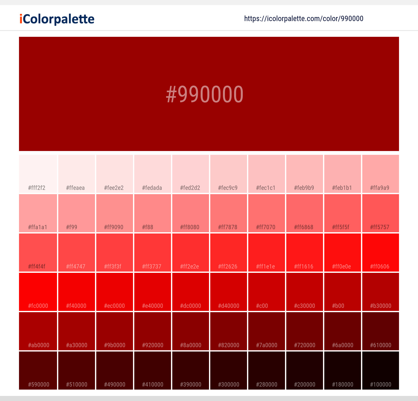 Ou Crimson Red Color | 990000 information | Hsl | Rgb | Pantone