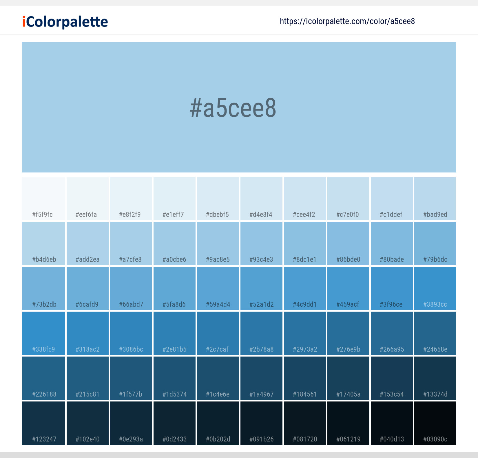 Cielo information | Hsl | Rgb | Pantone