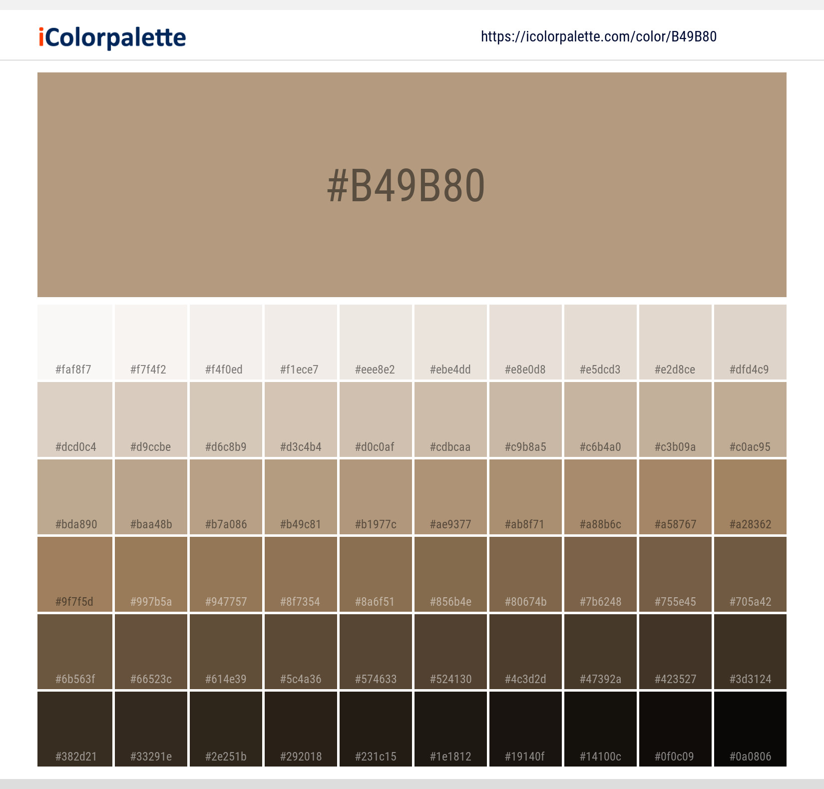 Pantone 14-1012 Tpx Gilded Beige Color | Hex color Code #B49B80 ... Pantone 14-1012 Tpx Gilded Beige Color | Hex color Code #B49B80 ...
