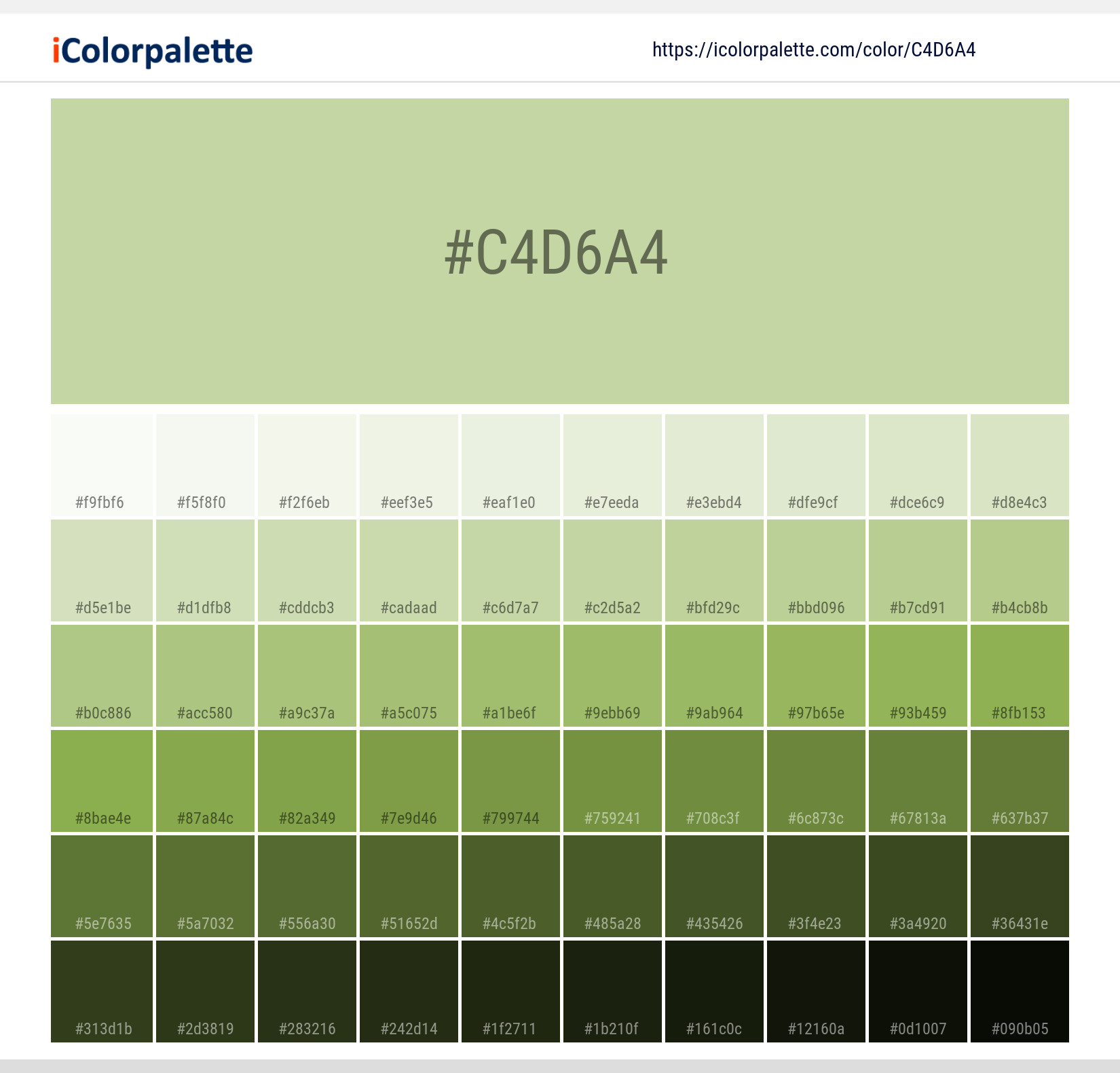 Pantone 580 C Color | Hex color Code #C4D6A4 information | Hsl | Rgb ... Pantone 580 C Color | Hex color Code #C4D6A4 information | Hsl | Rgb ...