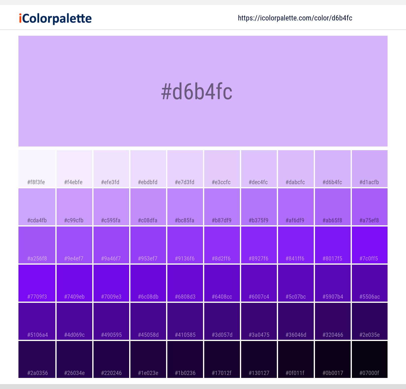 Light Violet Information Hsl Rgb Pantone