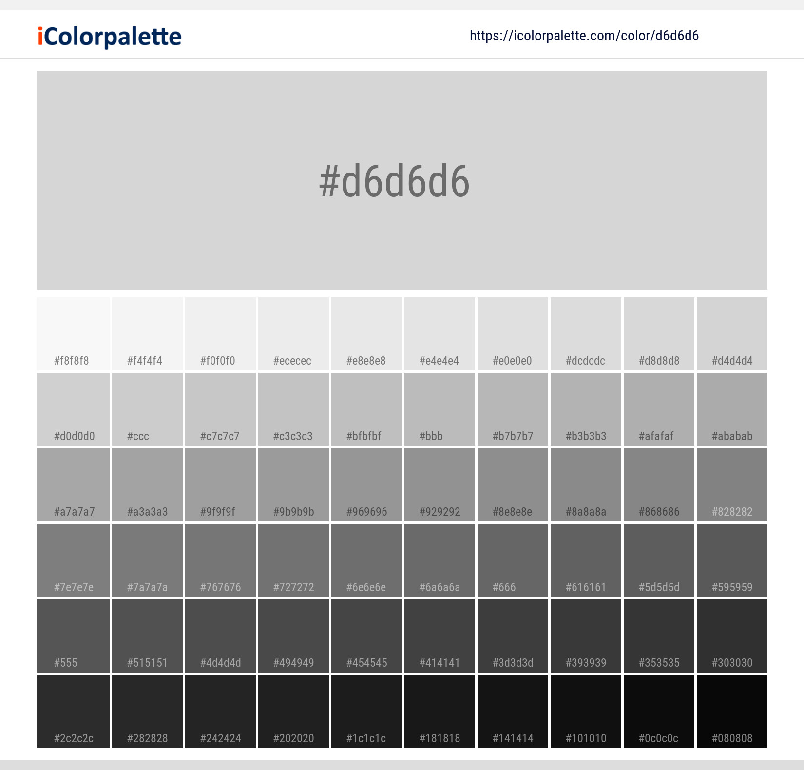 Silver Medal Color | d6d6d6 information | Hsl | Rgb | Pantone