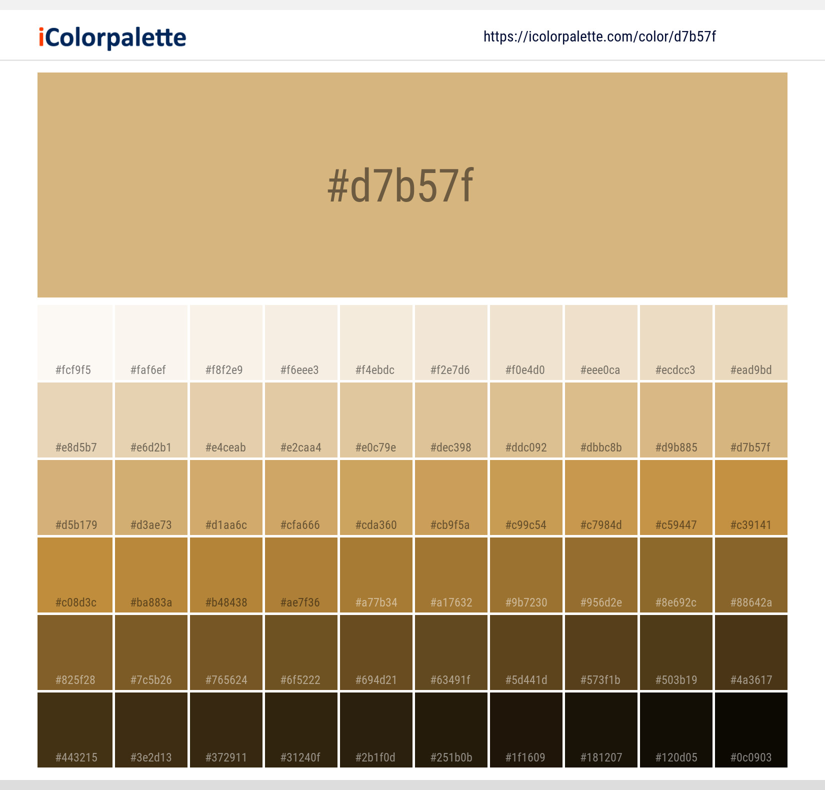Pantone 14-1038 Tcx New Wheat Color | Hex color Code #D7B57F ...