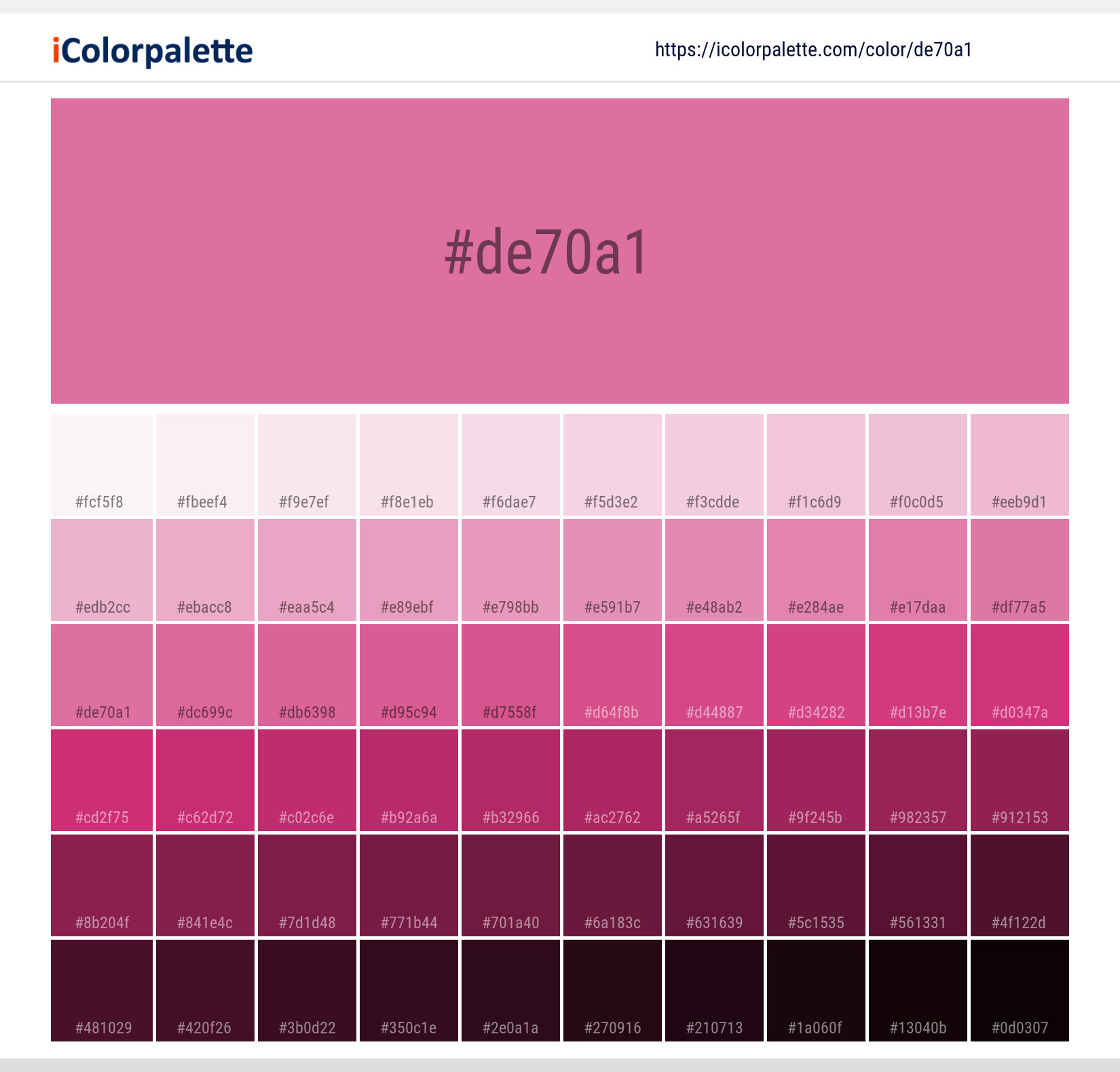 Chinese Pink information | Hsl | Rgb | Pantone