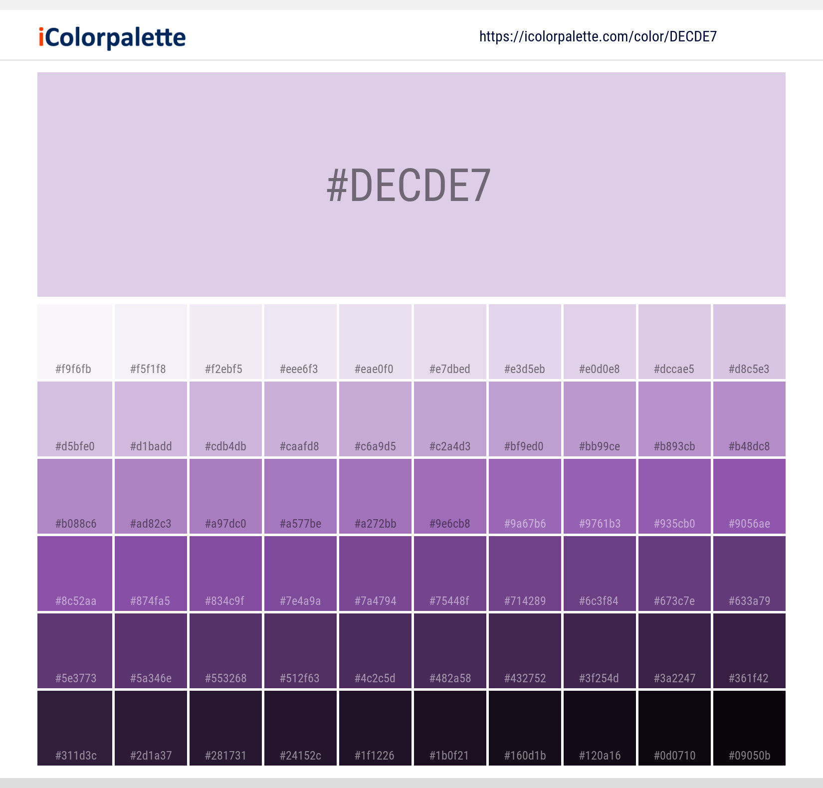 Hex Color #decde7 | Pantone PANTONE 2085 C | Hsl | Rgb