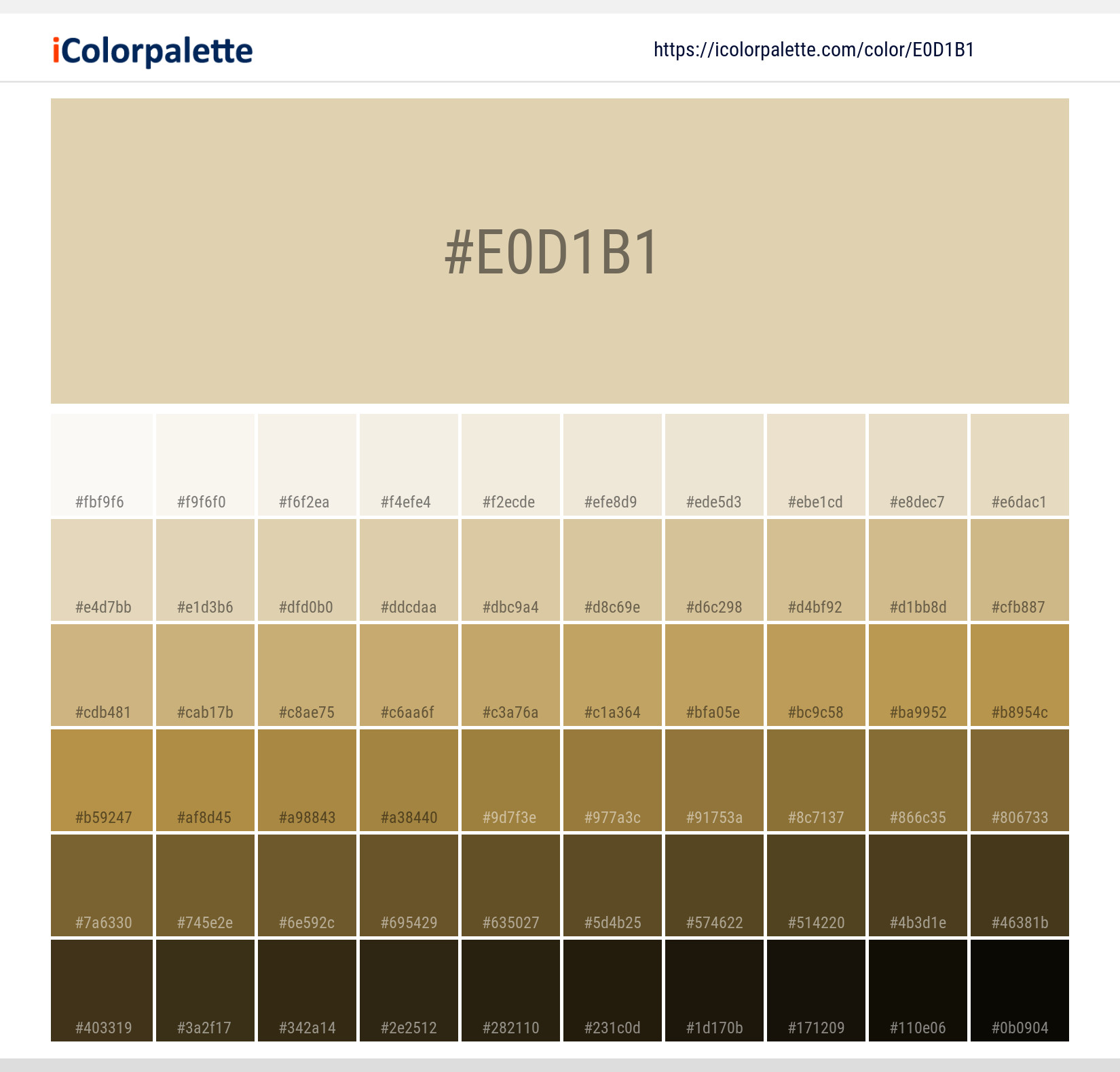 Pantone P 12-1 C Color | Hex color Code #E0D1B1 information | Hsl | Rgb ... Pantone P 12-1 C Color | Hex color Code #E0D1B1 information | Hsl | Rgb ...