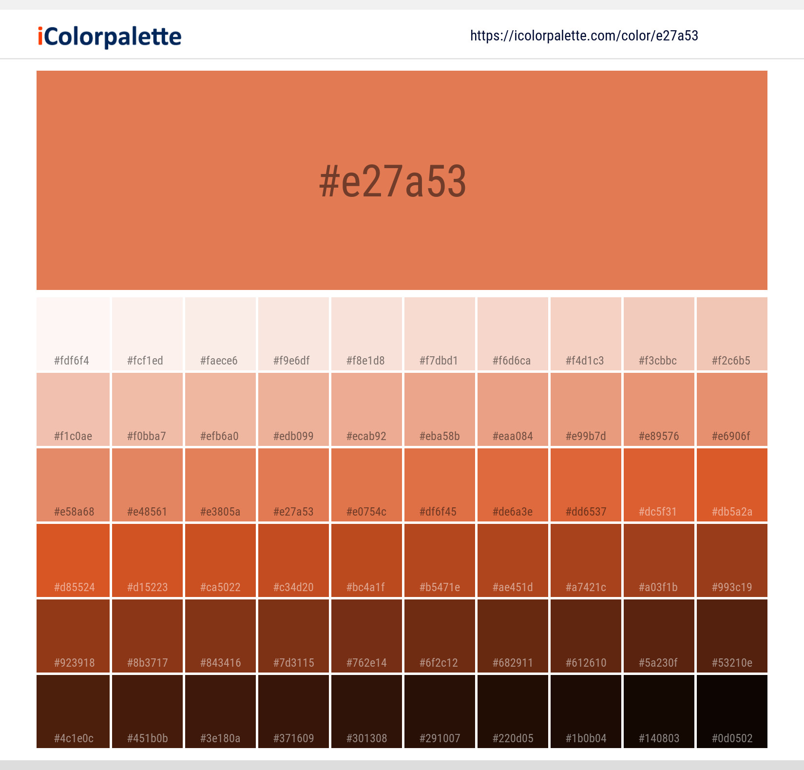 Dusty Orange information | Hsl | Rgb | Pantone
