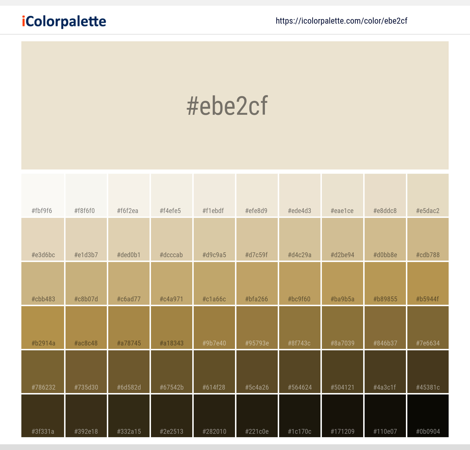 Muscat Blanc Color | ebe2cf information | Hsl | Rgb | Pantone