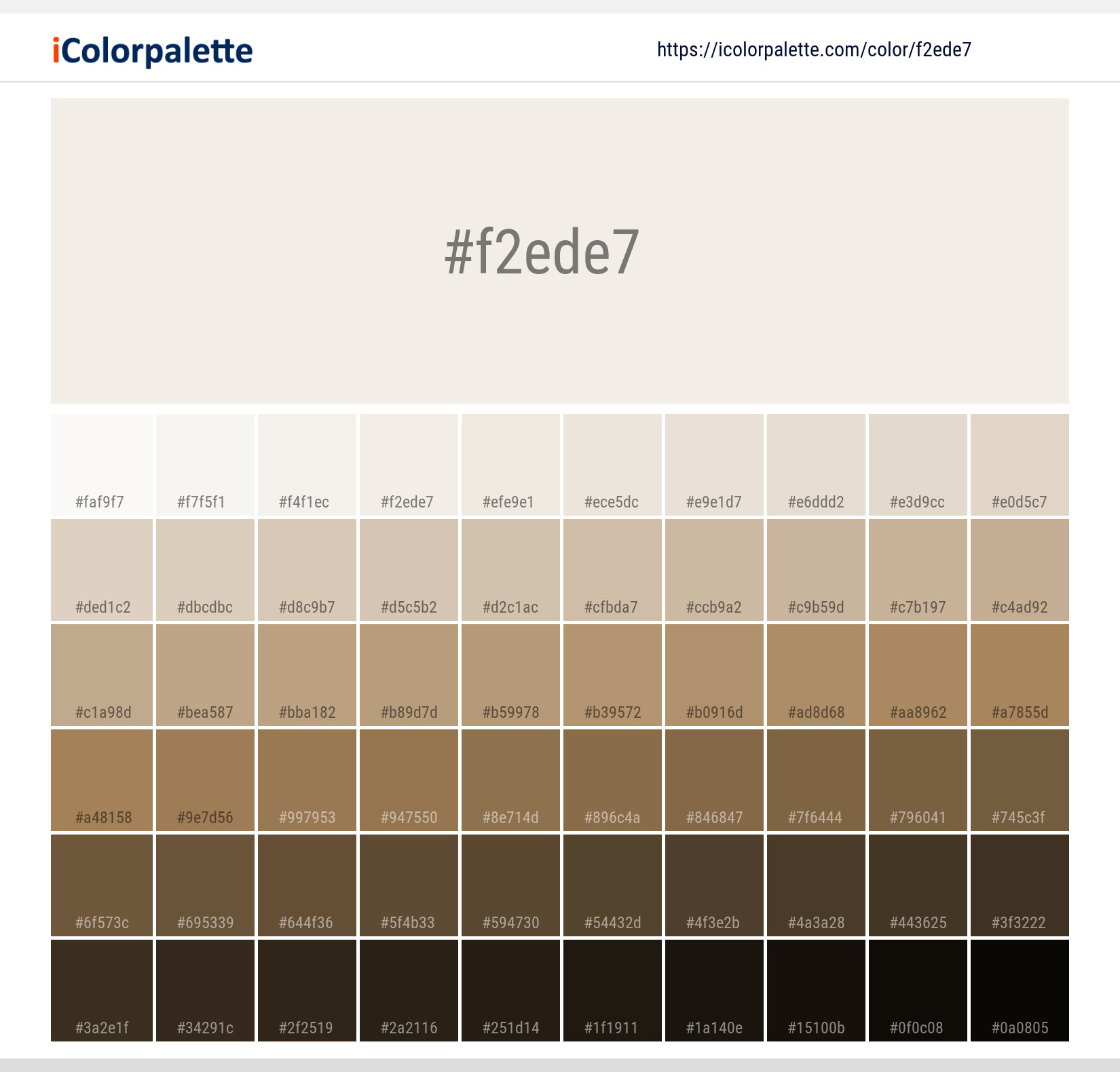 Valhallan Blizzard Color | f2ede7 | Color conversion CMYK | Hsl | Rgb ...