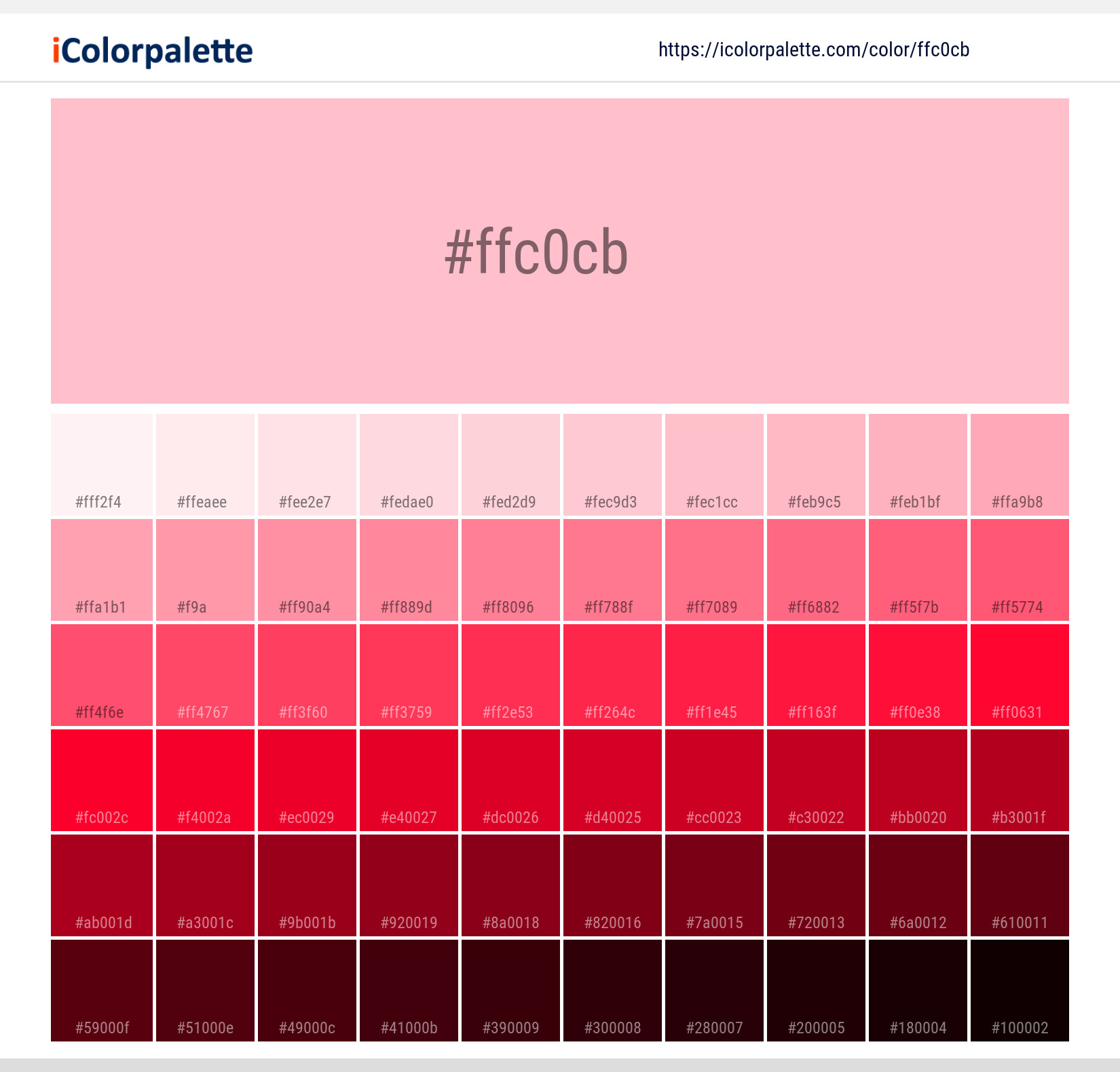 Pink Color | ffc0cb information | Hsl | Rgb | Pantone